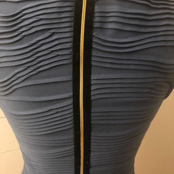 RACHEL Rachel Roy | Dresses | Rachel Roy Dress Shirred Slate Blue ...